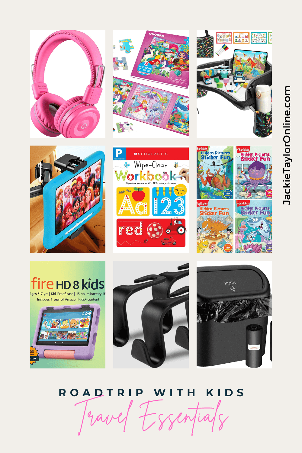 Roadtrip with Kids: Travel Essentials - jackietayloronline.com