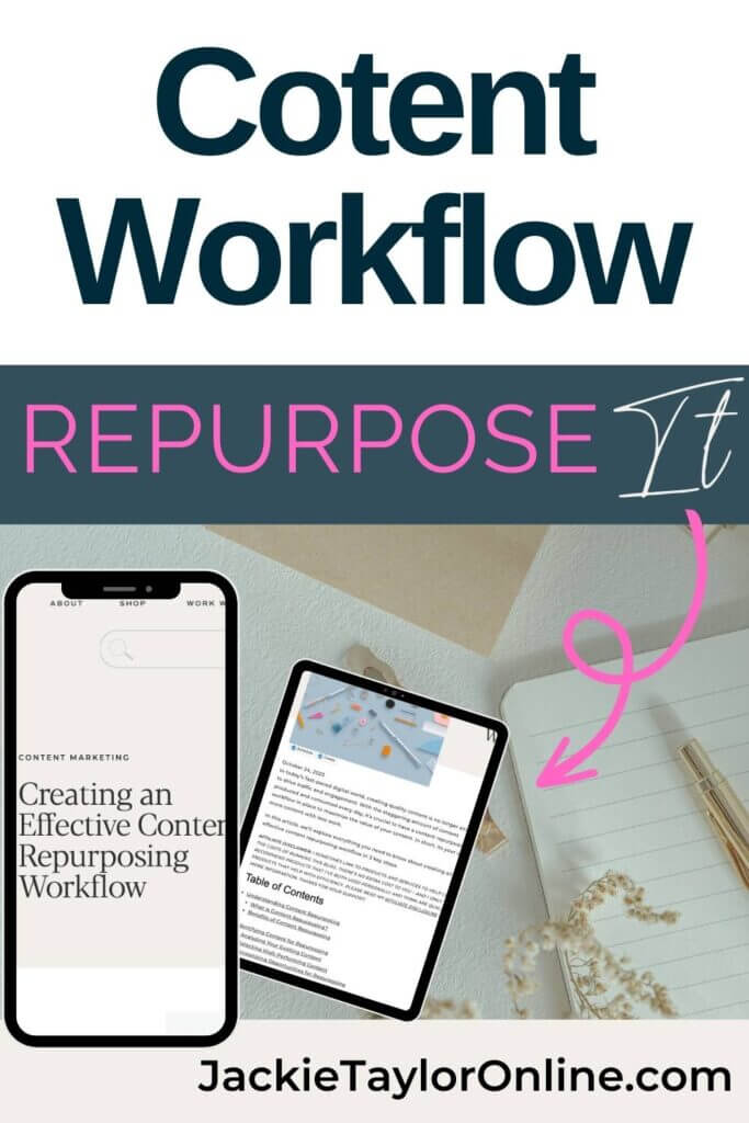 Creating an Effective Content Repurposing Workflow - jackietayloronline.com